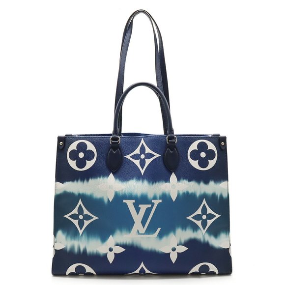 Louis Vuitton | Bags | Louis Vuitton Lv Escal On The Go Gm Tote Bag Large Handbag Shoulder Blue ...